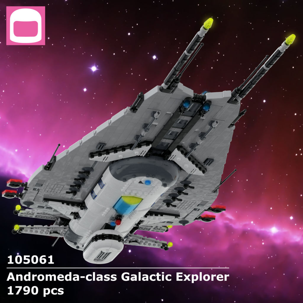 LEGO Andromeda-class Galactic Explorer Instructions / ky-e bricks LEGO Andromeda-class Galactic Explorer Instructions / ky-e bricks